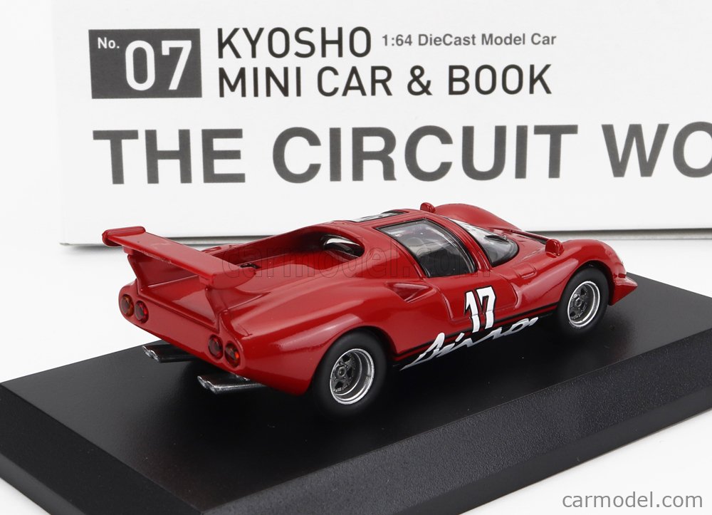 KYOSHO 07009YK Scale 1/64 | FERRARI DINO 206 N 17 RACING 1967 WITH BOOK ...