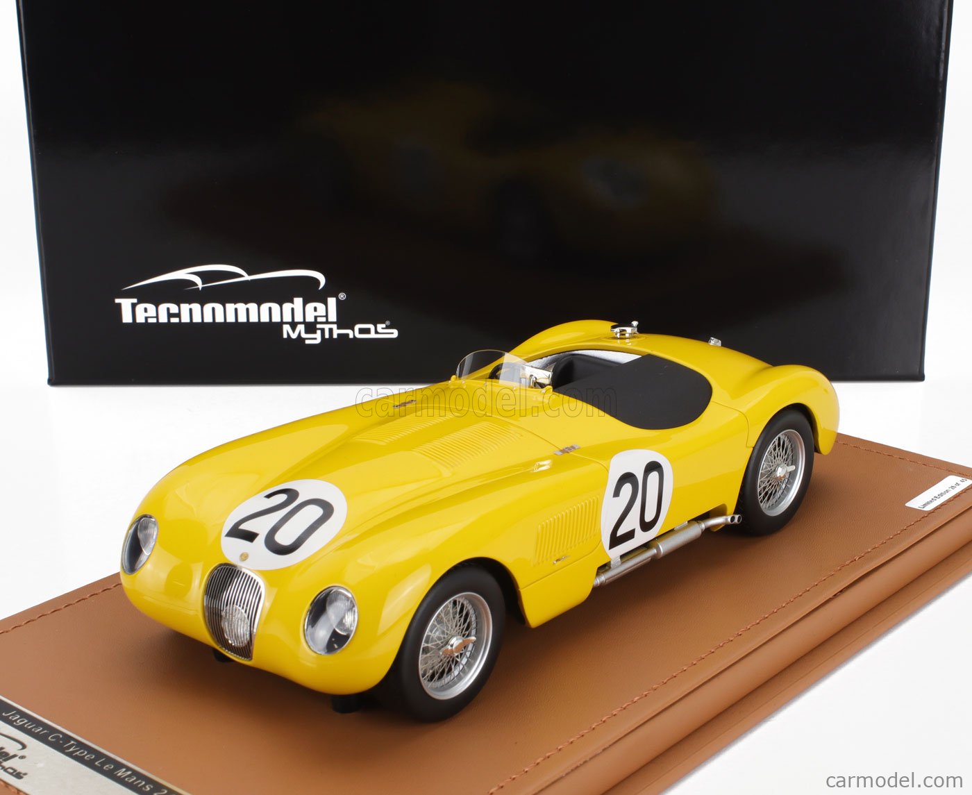 TECNOMODEL TM18-290D Scale 1/18 | JAGUAR C-TYPE SPIDER 3.4L TEAM ECURIE FRANCORCHAMPS N 20 9th ...