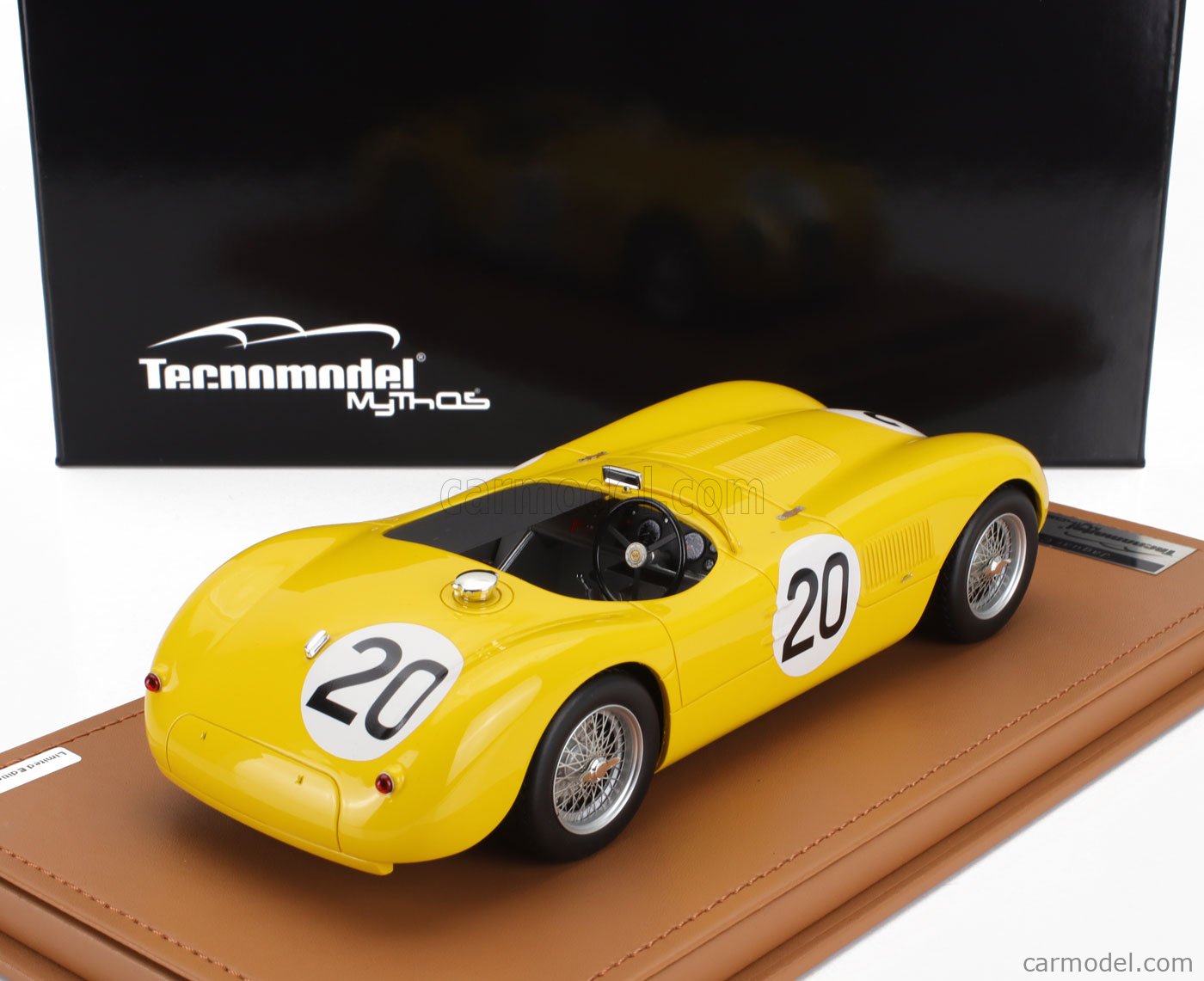 TECNOMODEL TM18-290D Scala 1/18 | JAGUAR C-TYPE SPIDER 3.4L TEAM ECURIE FRANCORCHAMPS N 20 9th ...