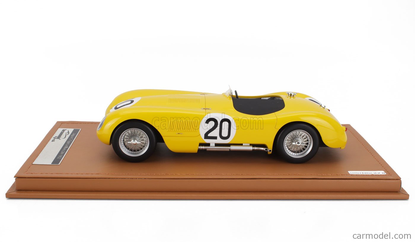 TECNOMODEL TM18-290D Scale 1/18 | JAGUAR C-TYPE SPIDER 3.4L TEAM ECURIE FRANCORCHAMPS N 20 9th ...