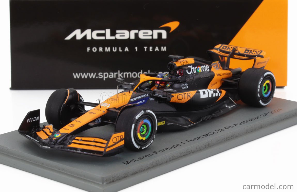 SPARK-MODEL S9524 Scale 1/43 | McLAREN F1 MCL38 TEAM MCLAREN N 81 4th ...