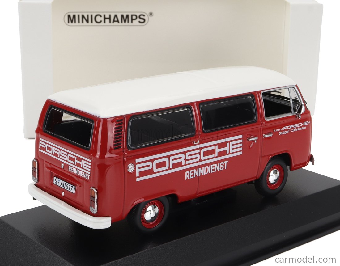 MINICHAMPS 943053004 Scale 1/43 | VOLKSWAGEN T2 MINIBUS PORSCHE ...