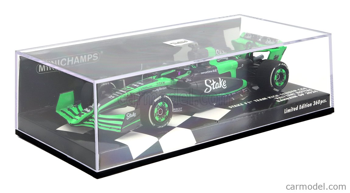 MINICHAMPS 417240177 Scale 1/43 | SAUBER F1 C44 TEAM STAKE KICK N 77 SEASON 2024 VALTTERI BOTTAS ...