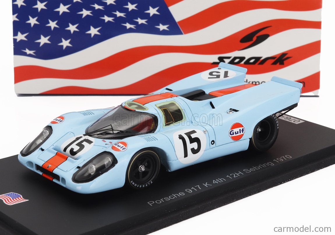 SPARK-MODEL US346 Echelle 1/43 | PORSCHE 917K TEAM JOHN WYER AUTOMOTIVE ...