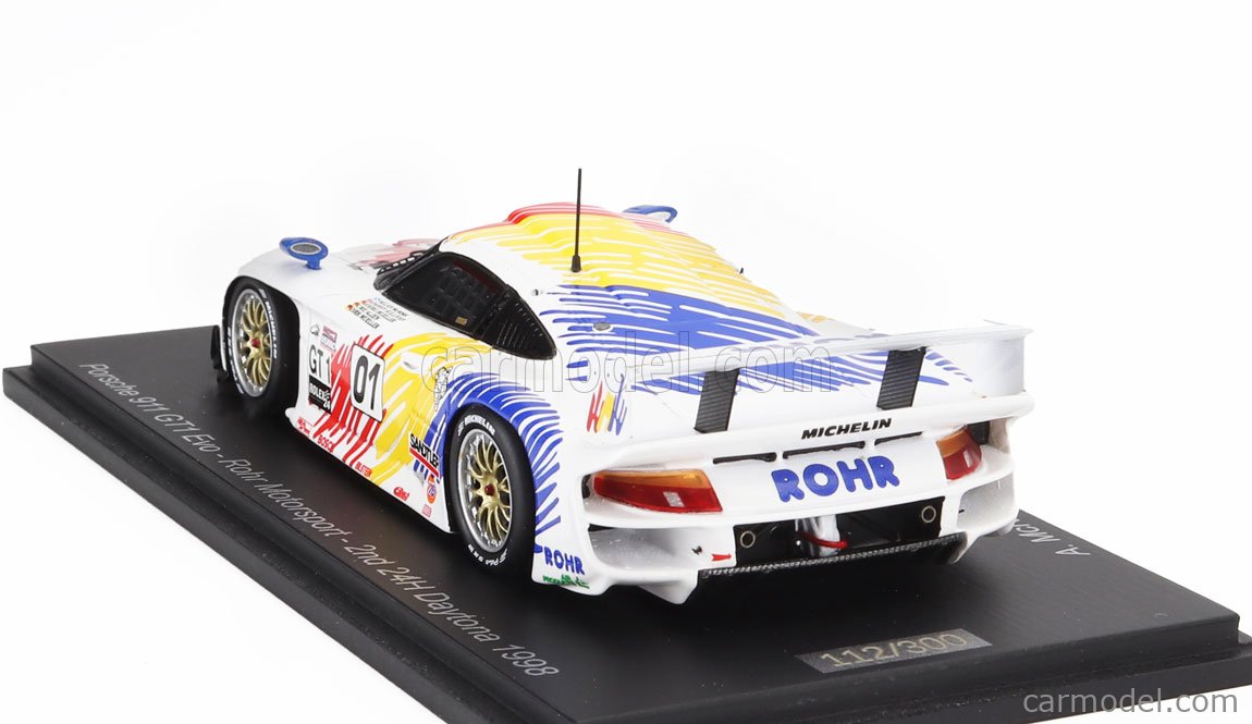 SPARK-MODEL US206 Scale 1/43 | PORSCHE 911 GT1 EVO TEAM ROHR MOTORSPORT ...