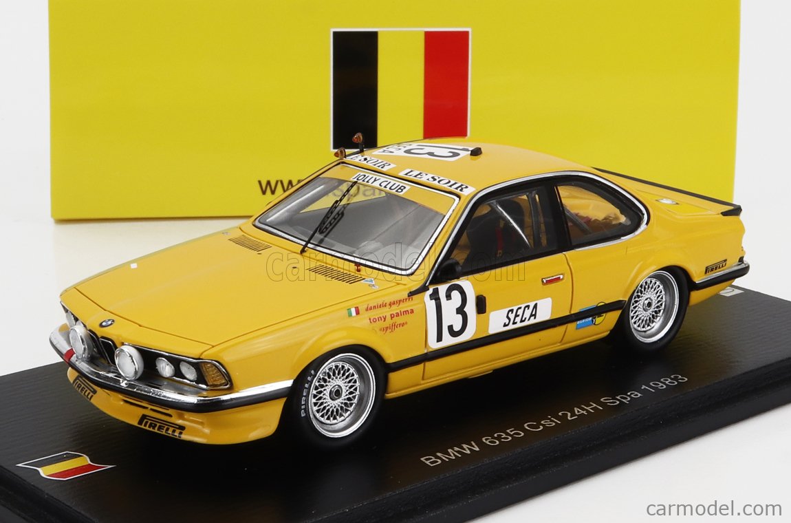 SPARK-MODEL SB668 Scale 1/43 | BMW 6-SERIES 635 CSi TEAM JOLLY CLUB ...