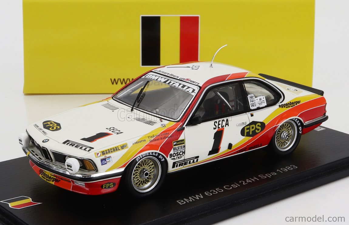 SPARK-MODEL SB650 Scale 1/43 | BMW 6-SERIES 635 CSi TEAM BMW ITALIA N 1 ...