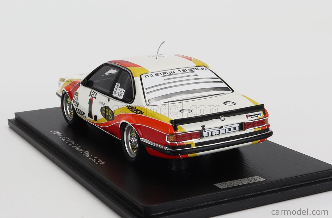 SPARK-MODEL SB650 Scale 1/43 | BMW 6-SERIES 635 CSi TEAM BMW ITALIA N 1 ...