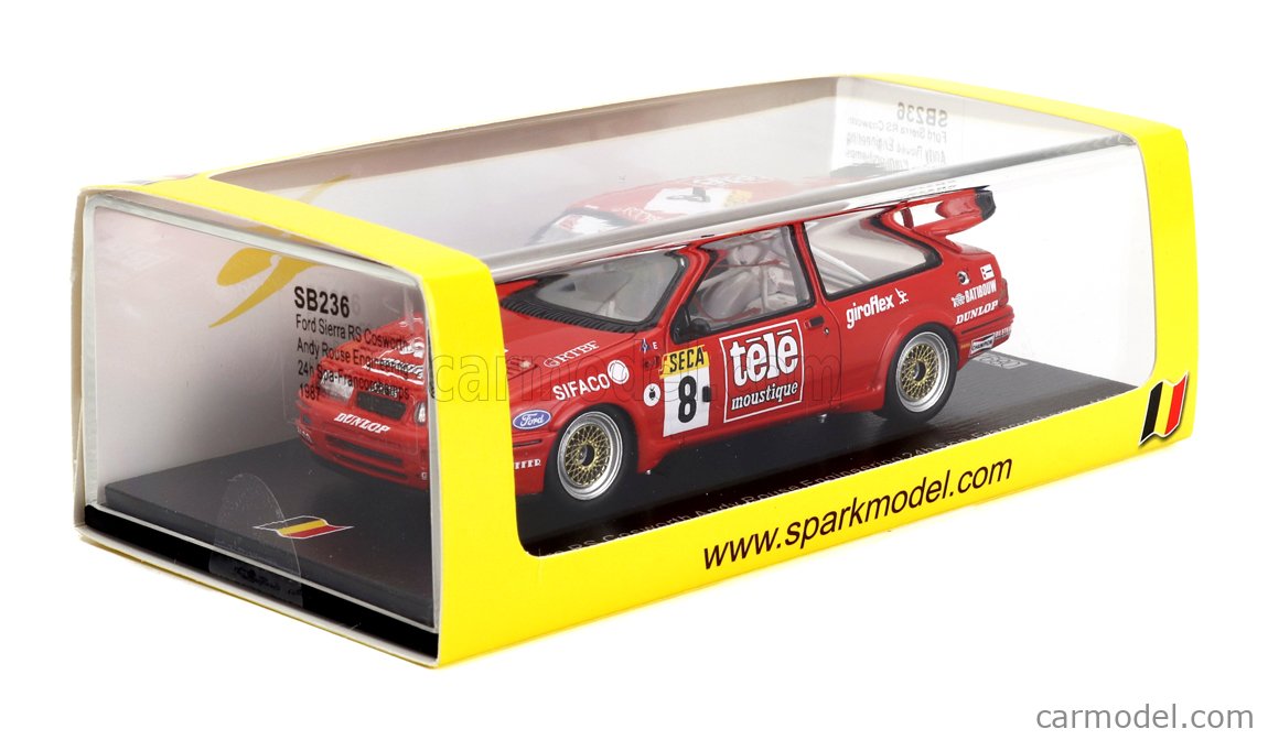 SPARK-MODEL SB236 Scale 1/43 | FORD ENGLAND SIERRA RS COSWORTH TEAM ...