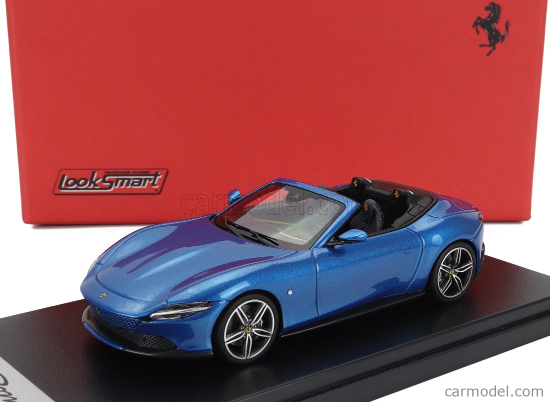 LOOKSMART LS549F Scale 1/43 | FERRARI ROMA SPIDER OPEN 2020 BLU CORSA ...