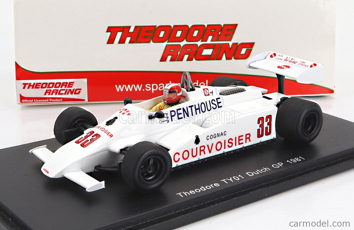 SPARK-MODEL S4316 Scale 1/43 | THEODORE F1 TY01 N 33 DUTCH GP 1981 MARC ...