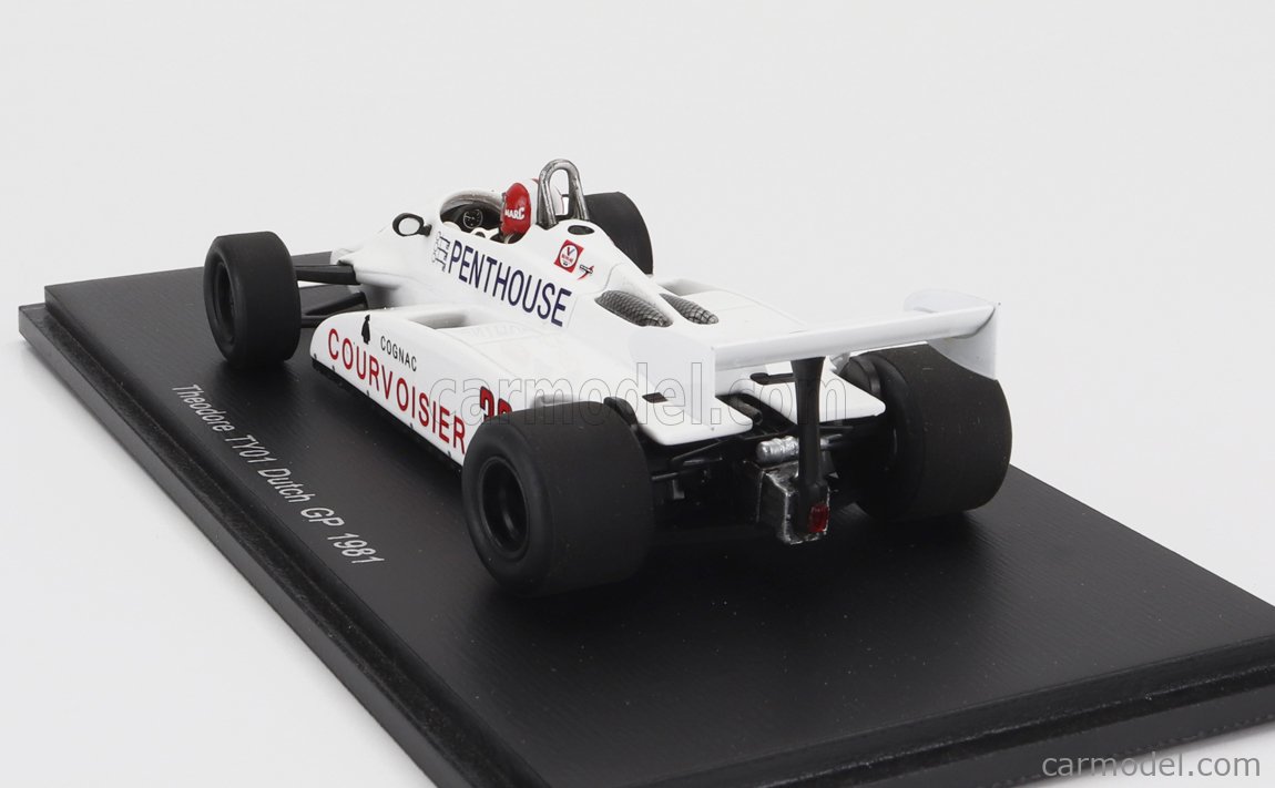 SPARK-MODEL S4316 Scale 1/43 | THEODORE F1 TY01 N 33 DUTCH GP 1981 MARC ...