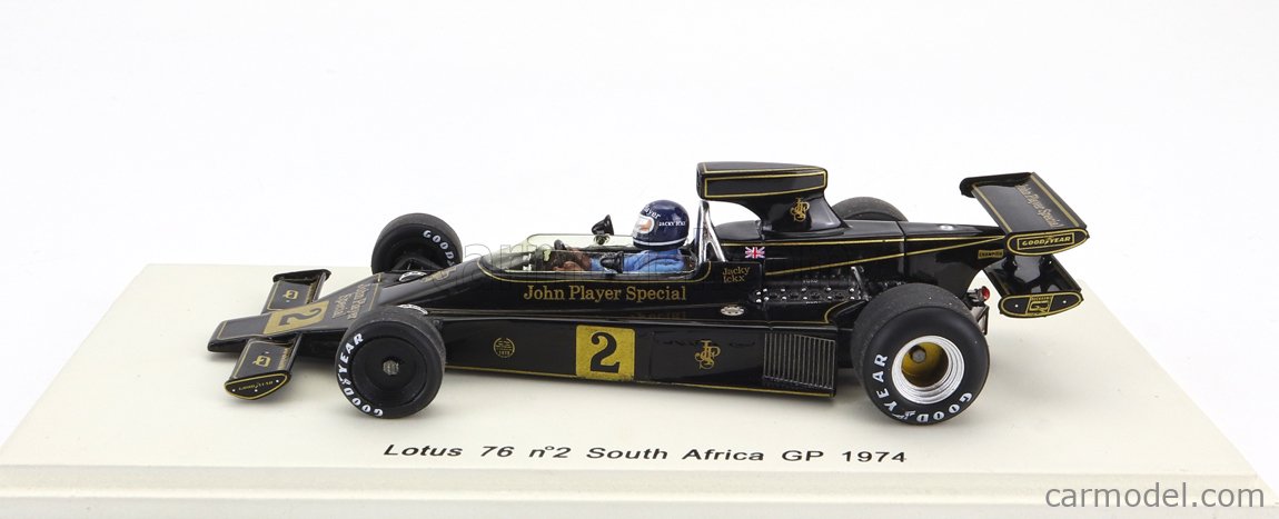 SPARK-MODEL S1777 Scale 1/43 | LOTUS F1 76 N 2 SOUTH AFRICAN GP 1974 ...