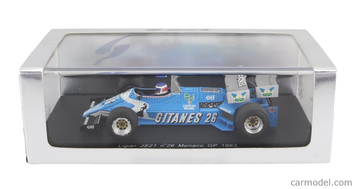 SPARK-MODEL S1794 Scale 1/43 | LIGIER F1 JS21 GITANES N 26 MONACO GP ...