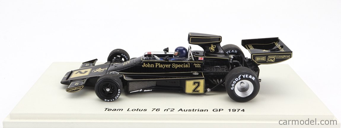 SPARK-MODEL S1844 Echelle 1/43 | LOTUS F1 76 N 2 AUSTRIAN GP 1974 JACKY ...
