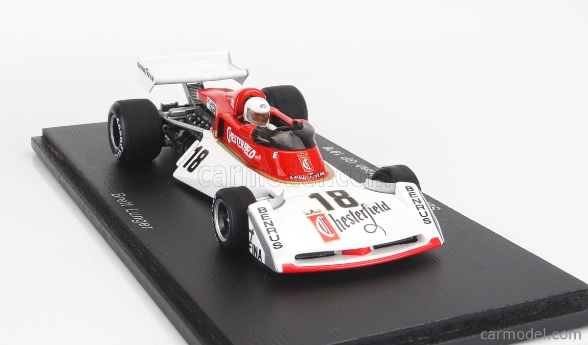 SPARK-MODEL S4007 Scale 1/43 | SURTEES F1 TS19 N 18 BRITISH GP 1976 ...