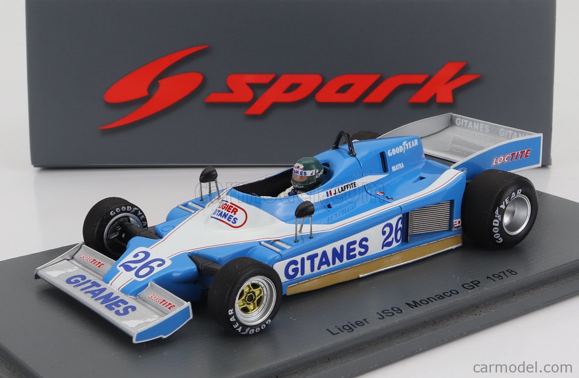 SPARK-MODEL S4816 Scale 1/43 | LIGIER F1 JS9 N 26 MONACO GP 1978 ...