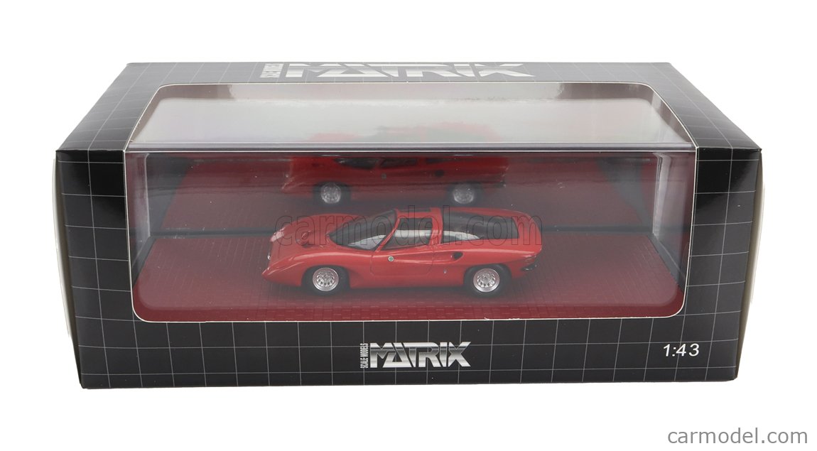 MATRIX SCALE MODELS MX50102-152 Scale 1/43 | ALFA ROMEO 33/2 COUPE 1969 RED