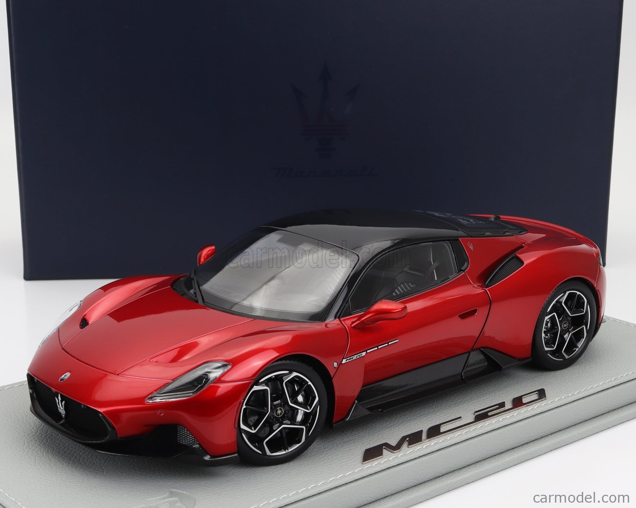 BBR-MODELS HE180051CBBR-VET Scale 1/18 | MASERATI MC20 GLOSS BLACK ROOF 2020 - CON VETRINA ...