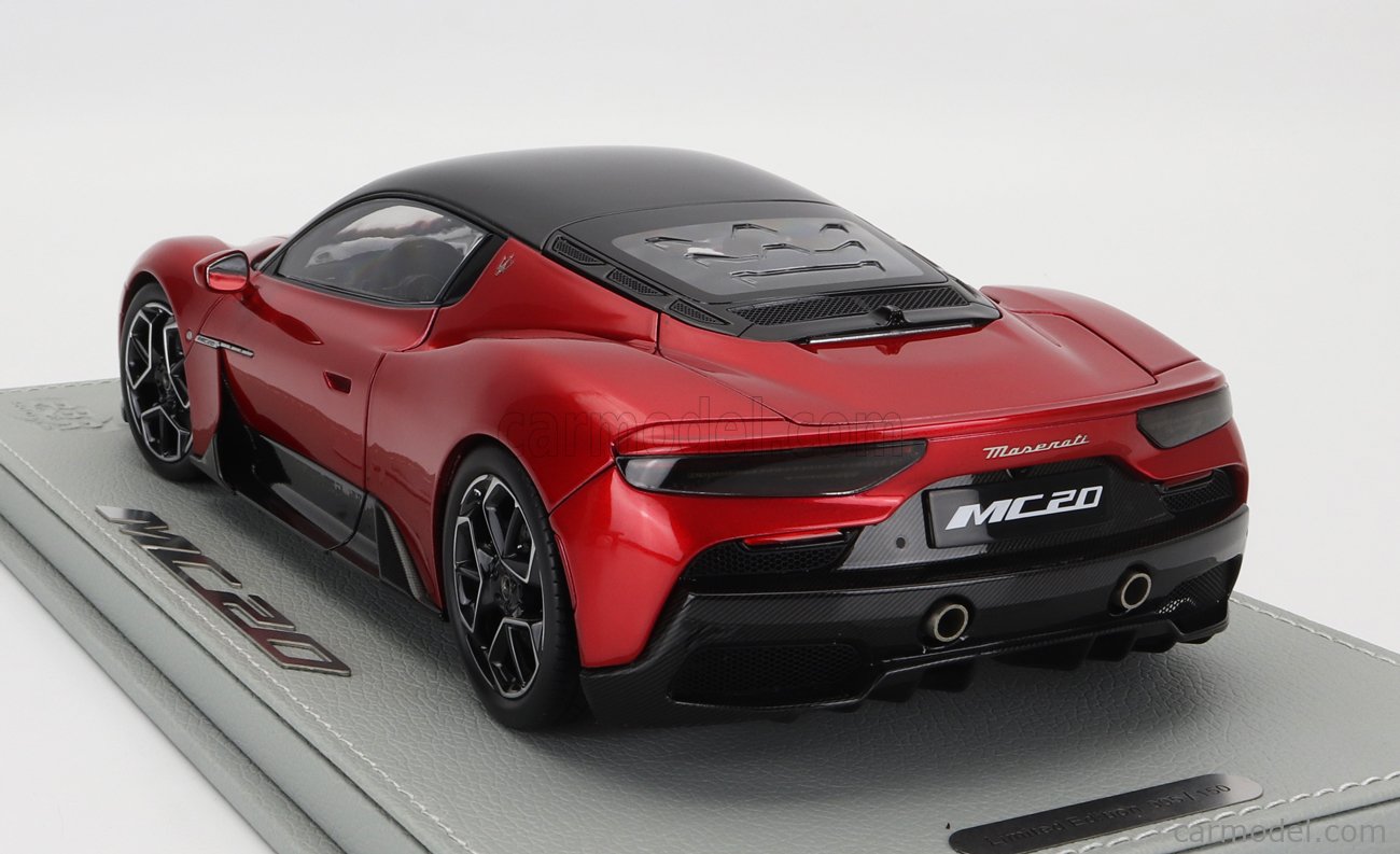 BBR-MODELS HE180051CBBR-VET Scale 1/18 | MASERATI MC20 GLOSS BLACK ROOF ...