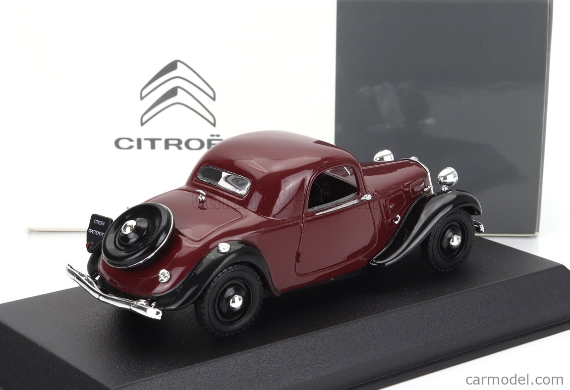 NOREV AMC0191103 Escala 1/43 | CITROEN TRACTION 7C COUPE 1937 RED BLACK