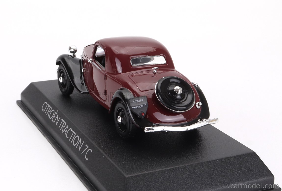 NOREV AMC0191103 Escala 1/43 | CITROEN TRACTION 7C COUPE 1937 RED BLACK