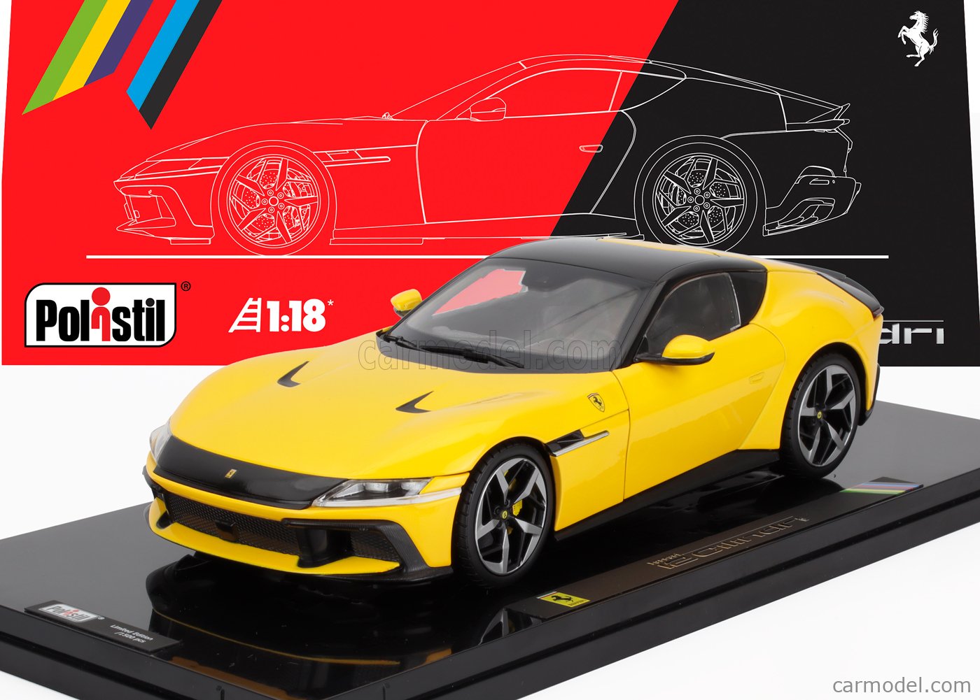 POLISTIL 18FE02014-HC Scale 1/18 | FERRARI 12CILINDRI 2024 - WITH ...