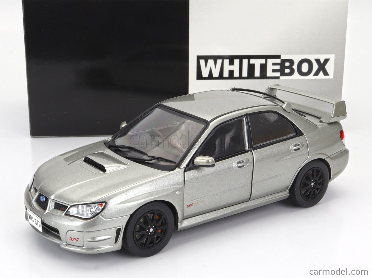 WHITEBOX WB124208 Scale 1/24 | SUBARU IMPREZA WRX STI RHD 2006 SILVER