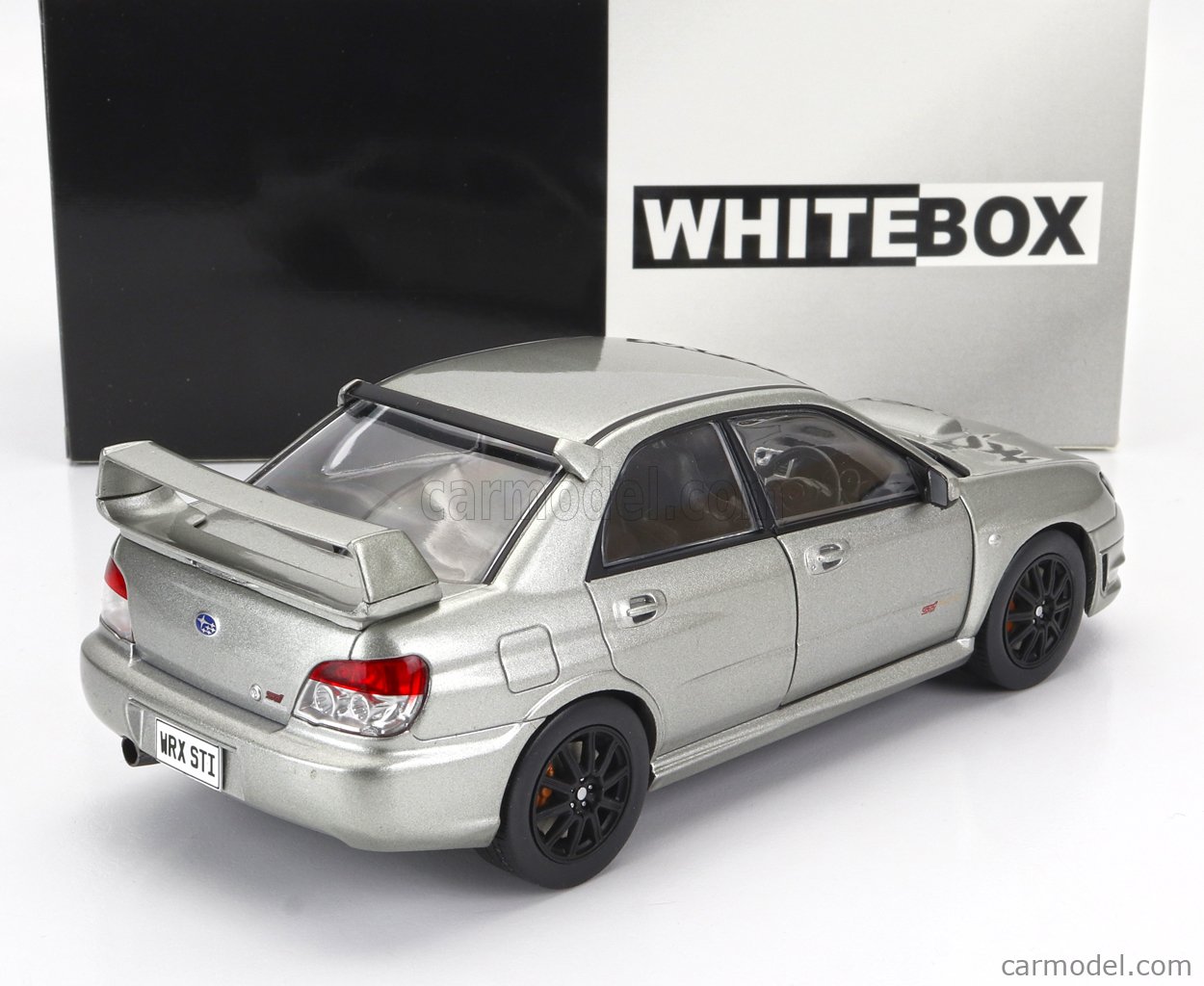 WHITEBOX WB124208 Scale 1/24 | SUBARU IMPREZA WRX STI RHD 2006 SILVER