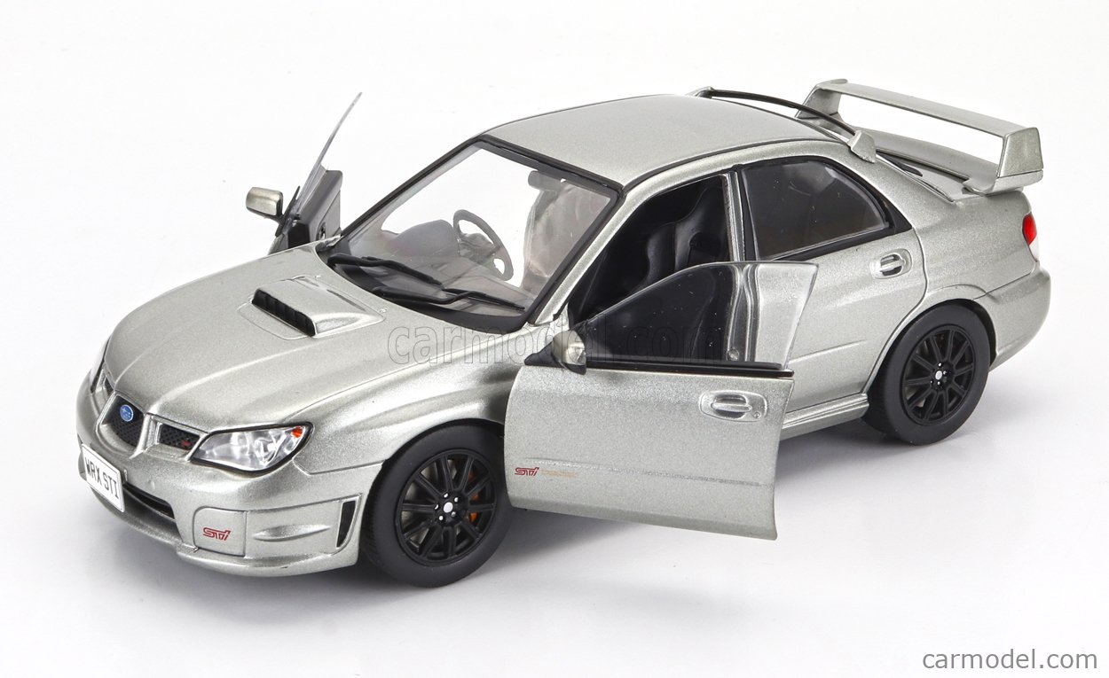 WHITEBOX WB124208 Scale 1/24 | SUBARU IMPREZA WRX STI RHD 2006 SILVER