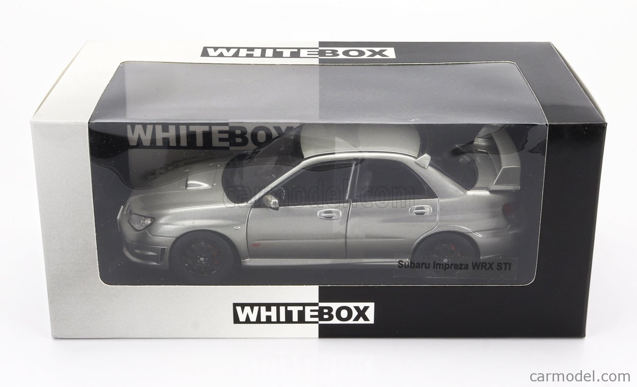 WHITEBOX WB124208 Scale 1/24 | SUBARU IMPREZA WRX STI RHD 2006 SILVER