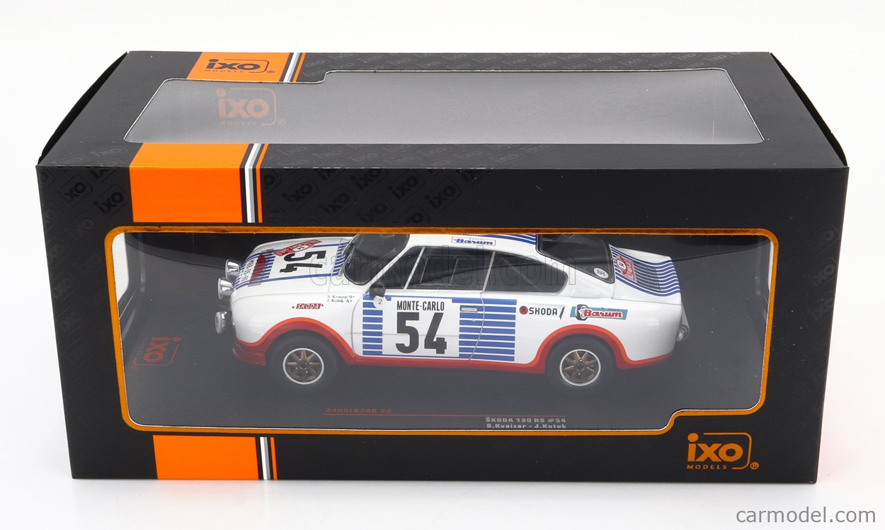 IXO-MODELS 24RAL030B.22 Scale 1/24 | SKODA 130RS TEAM SKODA (night ...