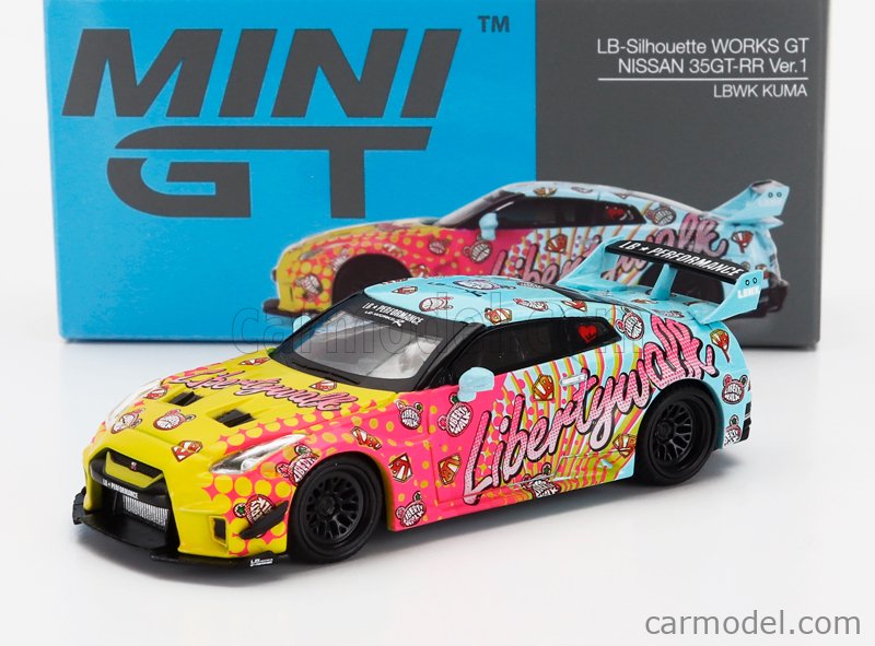 MINI-GT MGT00742-L Scale 1/64 | NISSAN GT-R (R35) LB WORKS SILHOUETTE ...