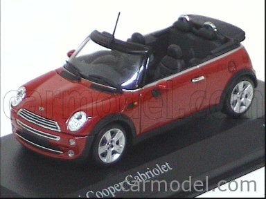 MINICHAMPS 138230 Scale 1/43 | MINI COOPER CABRIOLET 2004 RED