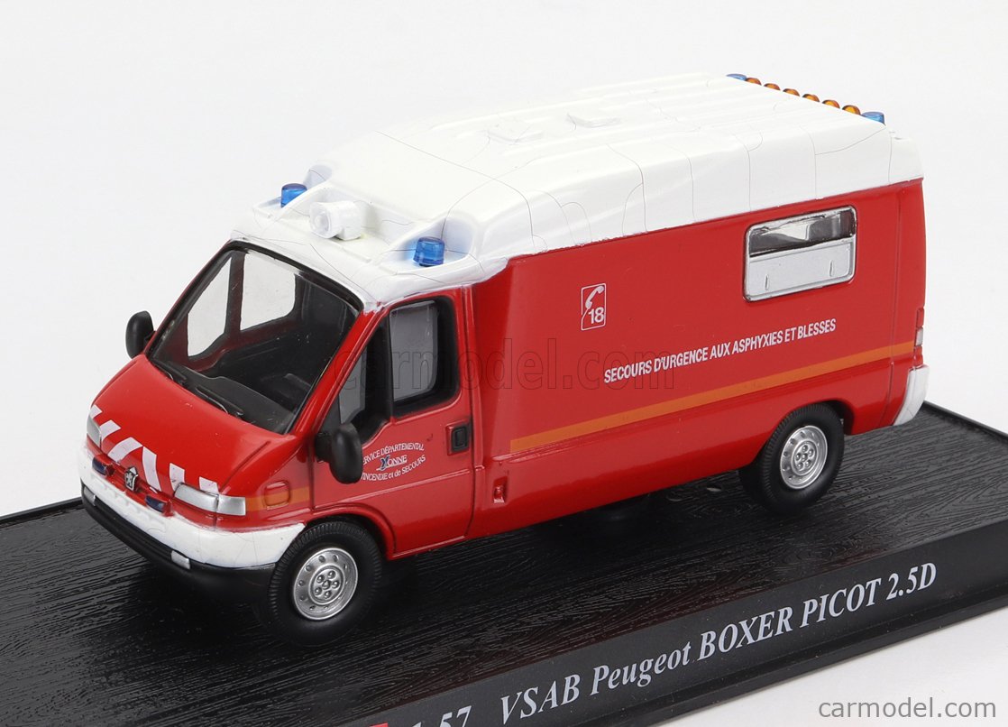 EDICOLA DLP0031 Scale 1/57 | PEUGEOT BOXER VAN PICOT 2.5D SECOURS D ...
