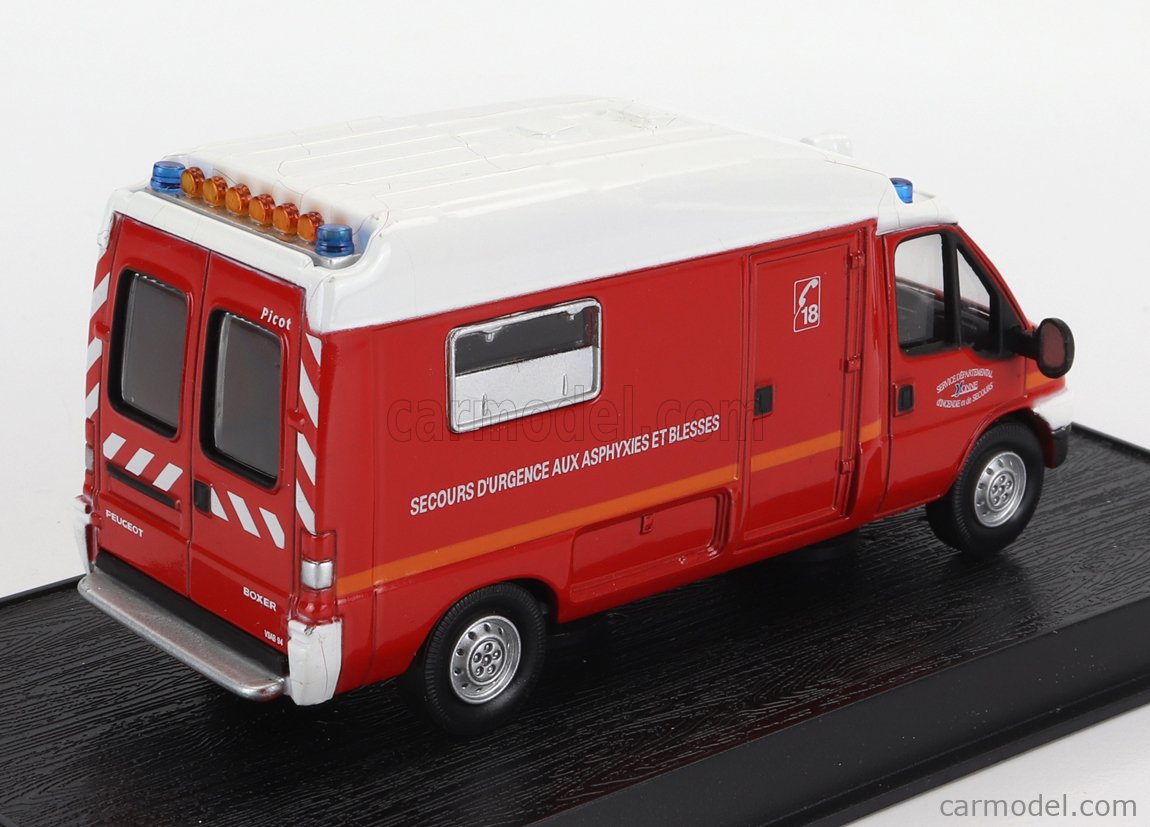 EDICOLA DLP0031 Scale 1/57 | PEUGEOT BOXER VAN PICOT 2.5D SECOURS D'URGENCE AUX ASPHYXIES ET ...