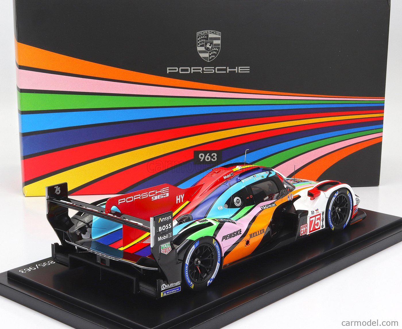 SPARK-MODEL WAP0215020RDAY Scala 1/18 | PORSCHE 963 9RD 4.6L TURBO V8 ...