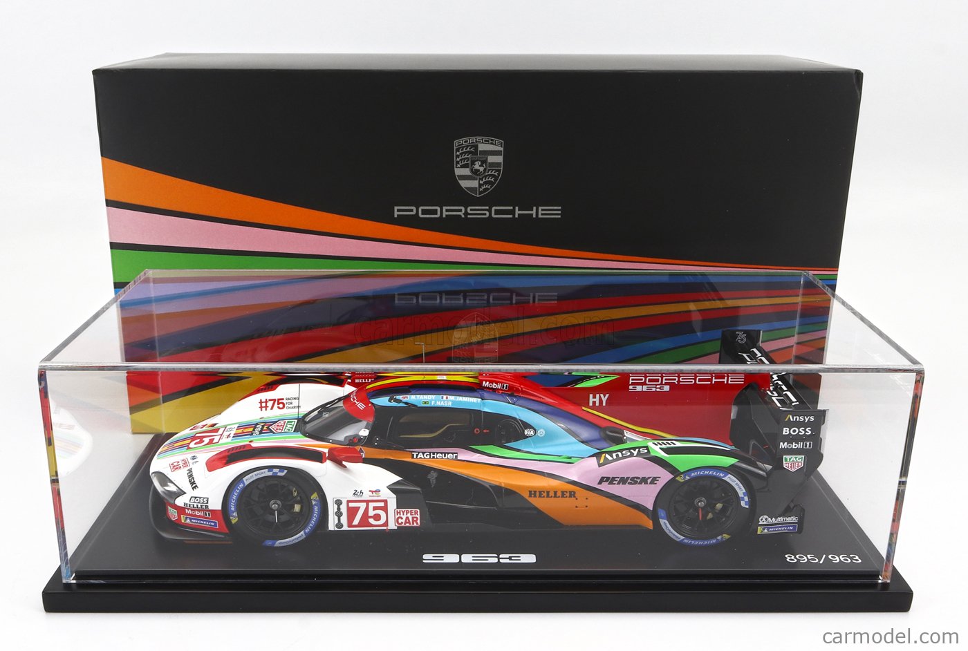 SPARK-MODEL WAP0215020RDAY Scala 1/18 | PORSCHE 963 9RD 4.6L TURBO V8 ...