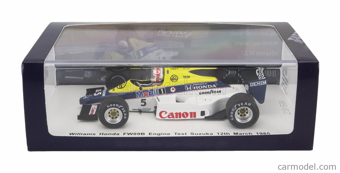 SPARK-MODEL TR001 Echelle 1/43 | WILLIAMS F1 FW09B HONDA N 5 ENGINE ...