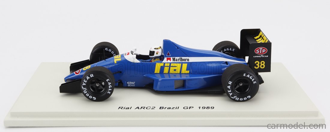 SPARK-MODEL S4313 Escala 1/43 | RIAL F1 ARC2 N 38 BRAZILIAN GP 1989 ...