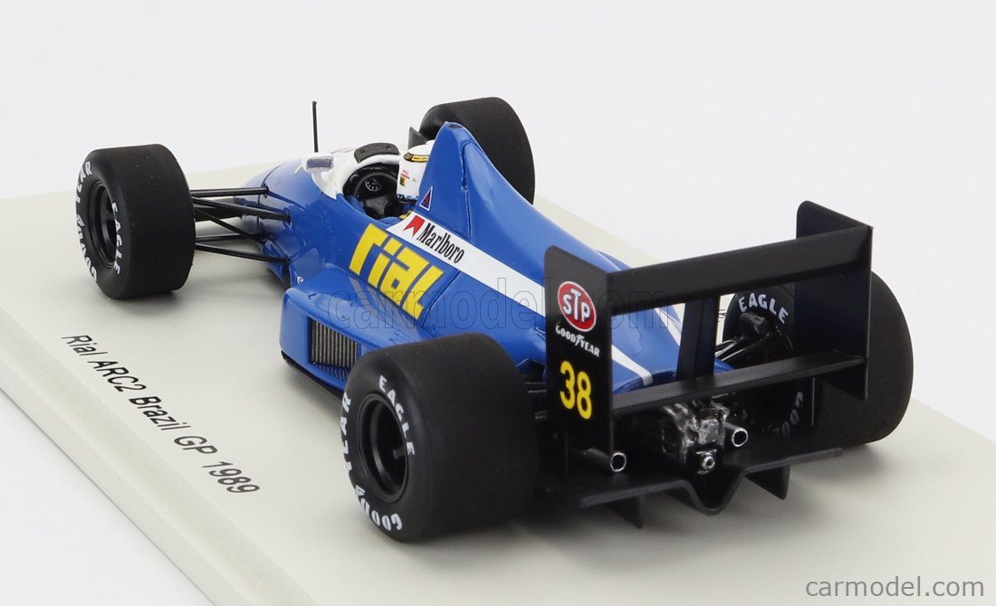 SPARK-MODEL S4313 Escala 1/43 | RIAL F1 ARC2 N 38 BRAZILIAN GP 1989 ...