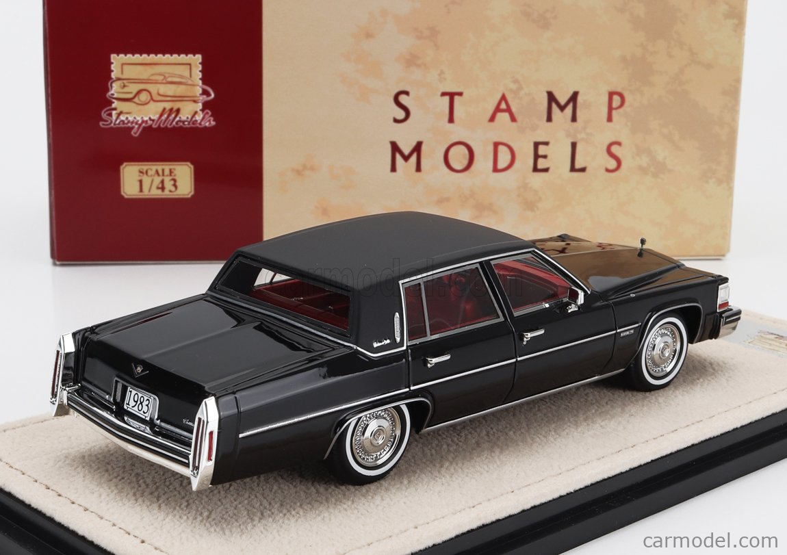 STAMP-MODELS STM83501 Scale 1/43 | CADILLAC SEDAN DE VILLE 1983 BLACK