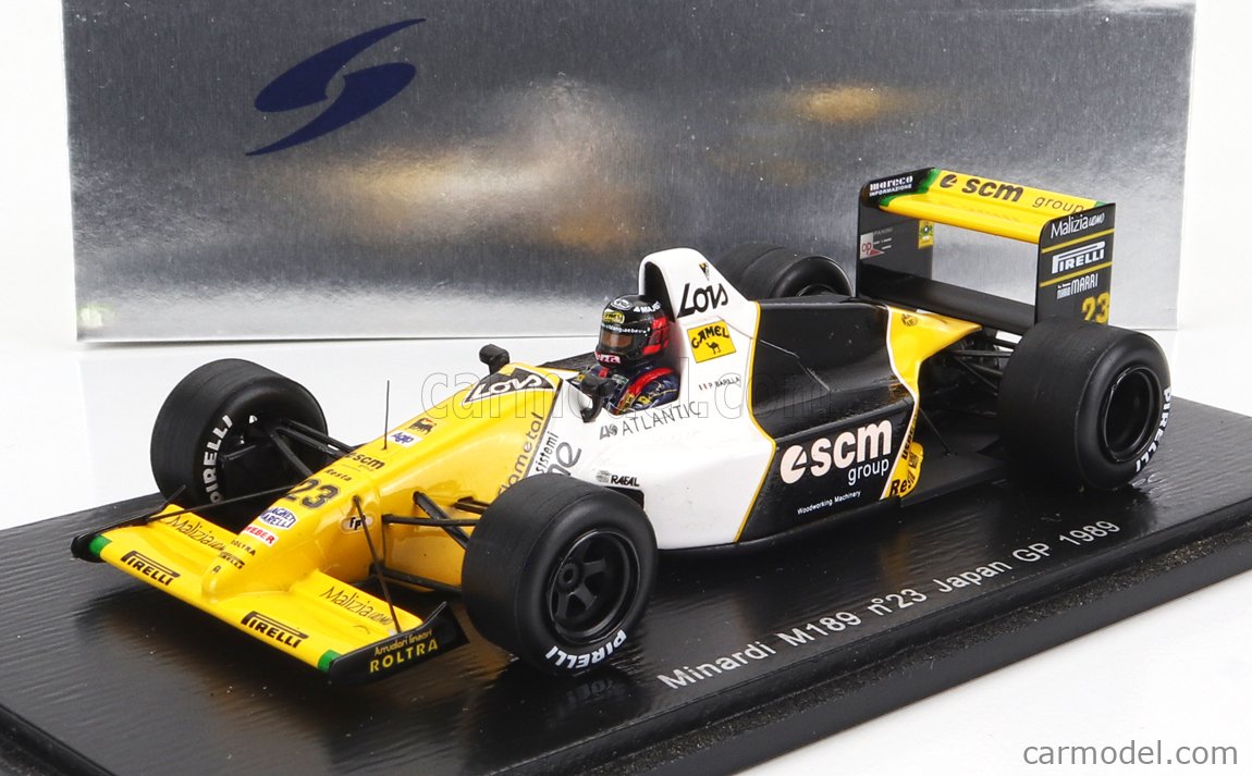 SPARK-MODEL S4112 Escala 1/43 | MINARDI F1 M189 N 23 JAPAN GP 1989 ...