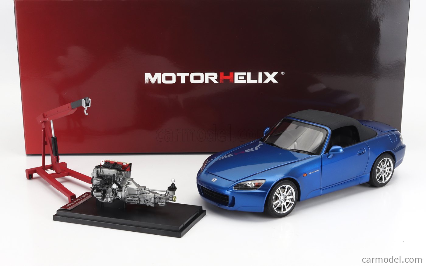 MOTORHELIX M85107 Scale 1/18 | HONDA S2000 (AP2) SPIDER WITH ENGINE AND ...