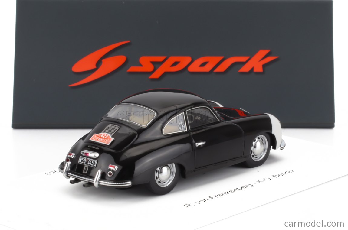 SPARK-MODEL S6133 Scale 1/43 | PORSCHE 356 COUPE N 422 RALLY MONTECARLO ...
