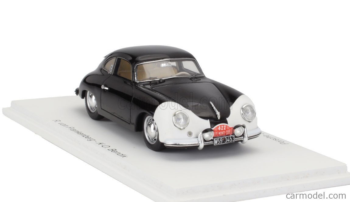 SPARK-MODEL S6133 Scale 1/43 | PORSCHE 356 COUPE N 422 RALLY MONTECARLO ...