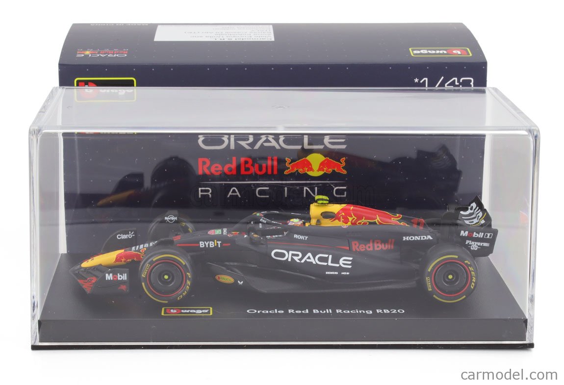 BURAGO 18-38098-P Scale 1/43 | RED BULL F1 RB20 TEAM ORACLE RED BULL ...