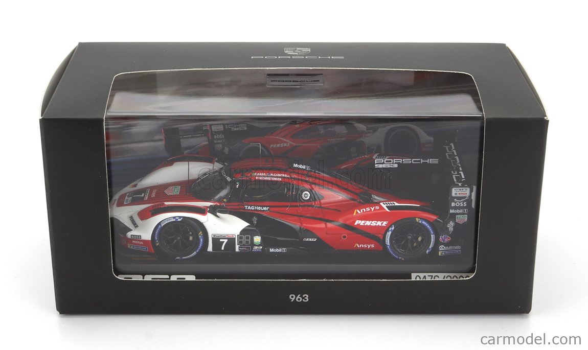 SPARK-MODEL WAP0205020RDAY Scale 1/43 | PORSCHE 963 9RD 4.6L TURBO V8 ...