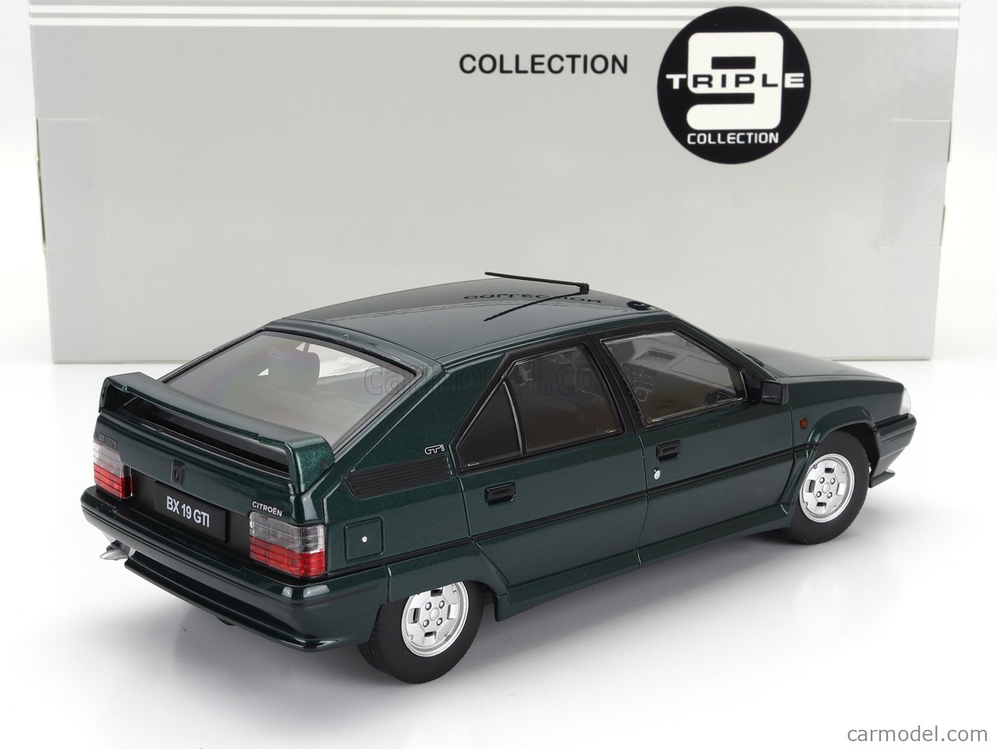 TRIPLE9 T9-1800465 Scale 1/18 | CITROEN BX GTi 1990 GREEN MET