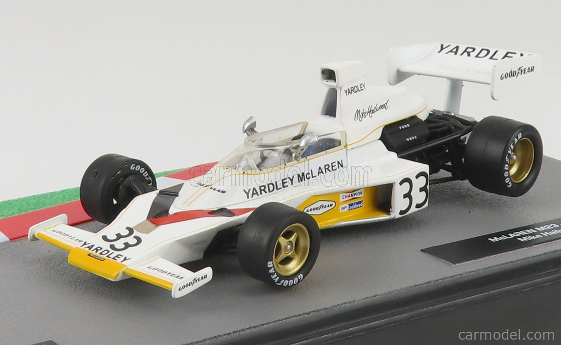 EDICOLA FORMULA1AUTOCOL149 Scale 1/43 | McLAREN F1 M23 FORD N 33 SEASON 1974 MIKE HAILWOOD WHITE ...